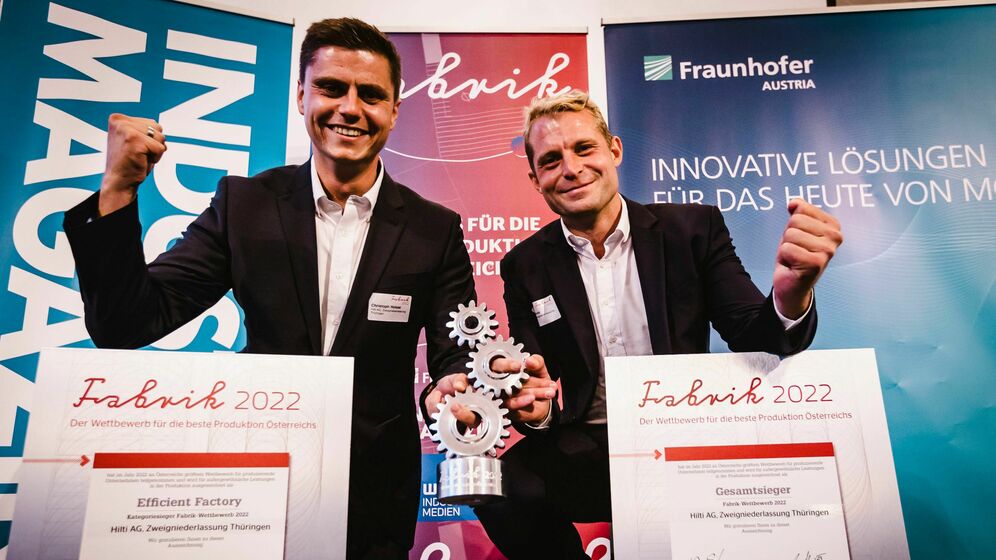 Hilti Sieger von Fabrik2022 | INDUSTRIEMAGAZIN